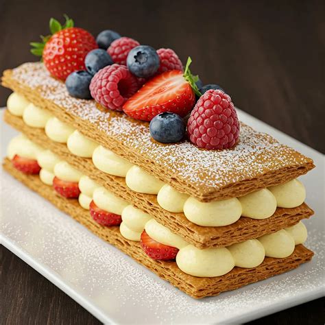 Classic Mille Feuille Recipe Easy French Pastry With Puff Pastry Sharp Blades