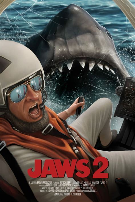 Jaws Poster By Nickchargeart