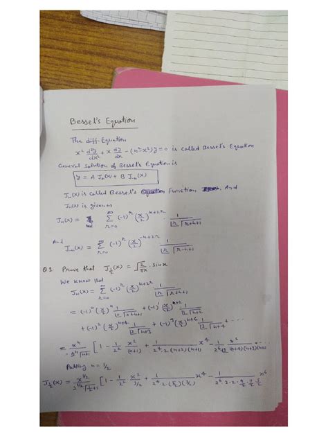 Bessel Equation Pdf