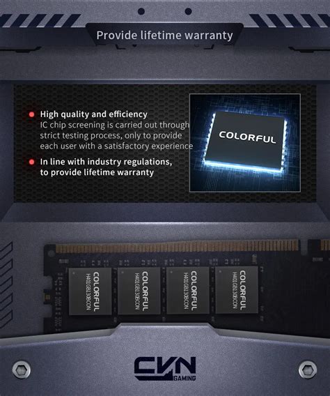 Ram Colorful Cvn Guardian 8gb Ddr4 3200mhz Rgb Hưng Thịnh Tech