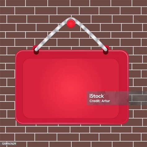 어두운 프레임과 두꺼운 줄무늬 문자열 손톱에 의해 표면에 고정 컬러 보드 직사각형 모양의 구조입니다 벽 화려한 배경 빈 공간 기호에 부착 된 빈 패널 0명에 대한 스톡 벡터