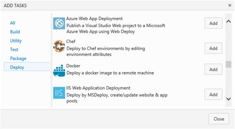 Powershell Missing Tasks In Vsts Stack Overflow