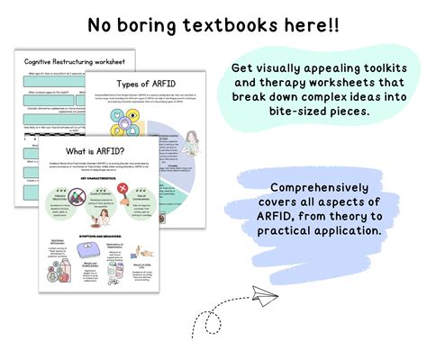 Arfid Workbook Arfid Worksheets Avoidantrestrictive Food Intake