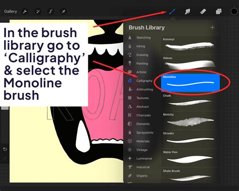 How To Make A Monoline Brush Thinner In Procreate Brush Galaxy