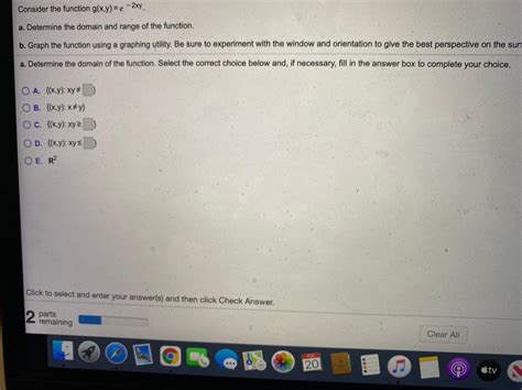 Solved Consider The Function G X Y E 2xy A Determine Chegg Com