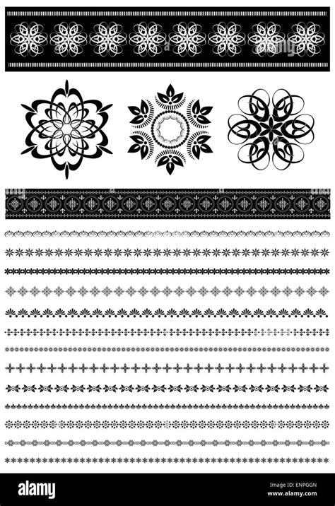 Patterns And Collection Patterned Border Stock Vector Image And Art Alamy
