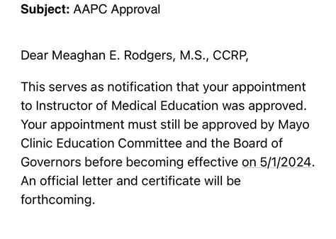 Proud To Share That I Have Been Appointed The Academic Rank Of Instructor Of Medical Education