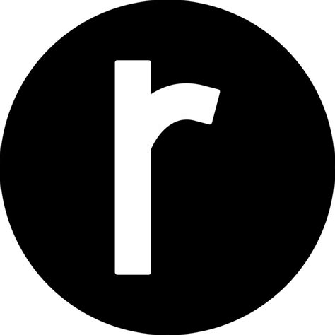 Small R Icon 47316691 Vector Art At Vecteezy