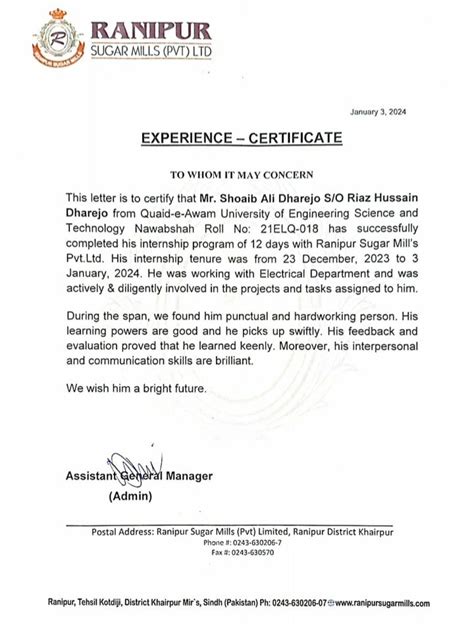 Shoaib Ali Dharejo Posted On Linkedin