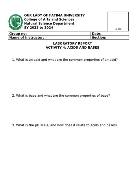 chem111 lab activity 4 acids and bases pdf