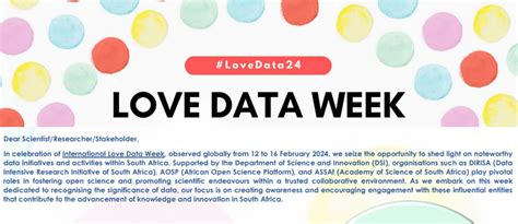 Love Data Week Social Media African Scientists Directory