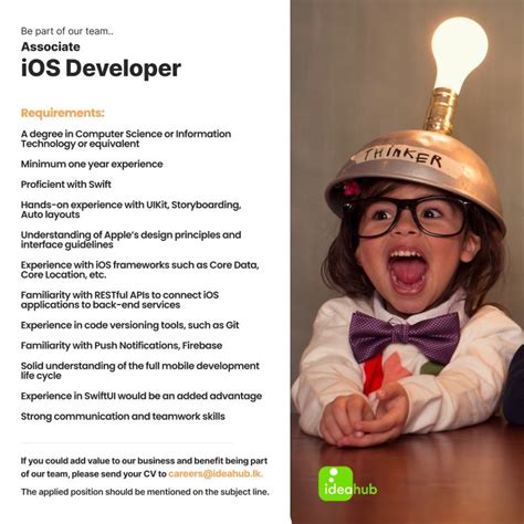 ideahub on linkedin applynow iosdevelopment iosdeveloper swiftui