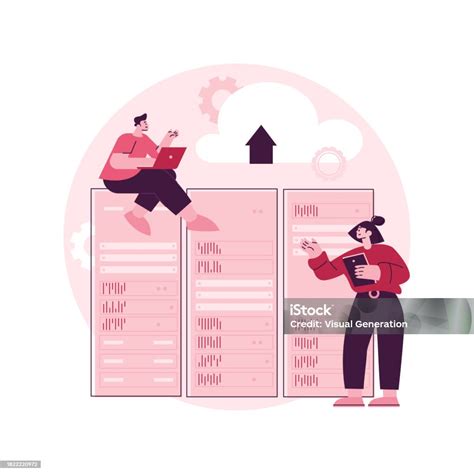 Data Center Abstract Concept Vector Illustration Stock Illustration Download Image Now