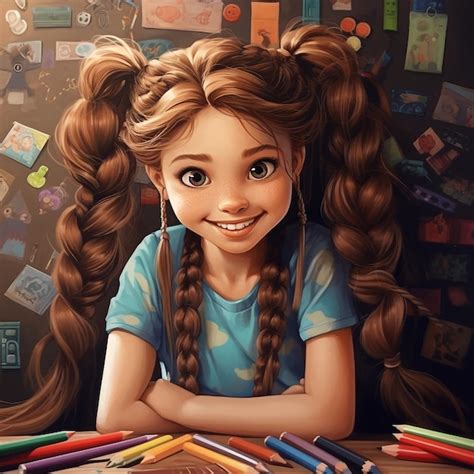 Premium Ai Image Cute And Adorable Girl