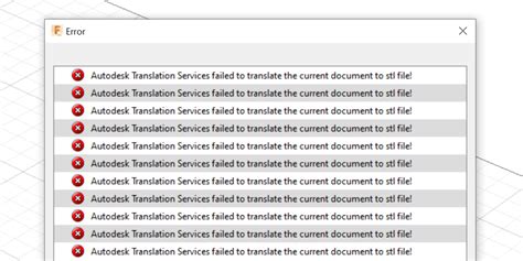 Solution To Autodesk Translation Services Failed To Translate The