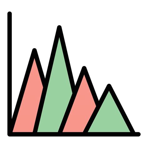 Regression Analysis Icon Color Outline Vector 19193896 Vector Art At Vecteezy
