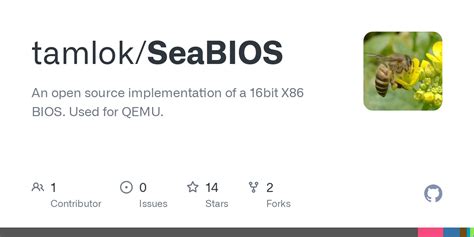 Github Tamlok Seabios An Open Source Implementation Of A 16bit X86 Bios Used For Qemu