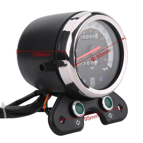 Speedo Meter Gear Digital Display Gauge Tachometer Grandado