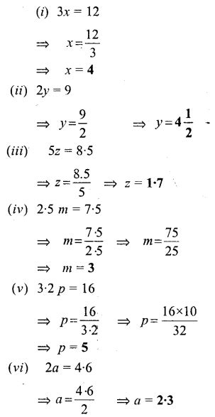 Simple Equations Sums For Class 6 Tessshebaylo