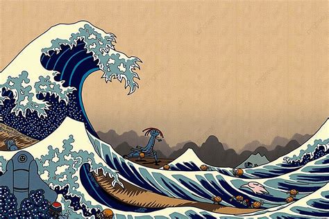 바다의 큰 파도 사진 배경 및 무료 다운로드를위한 그림 Pngtree