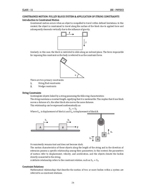 Jee Phy Ch 06 Constrai Motio Block Syst Appl Const Pdf