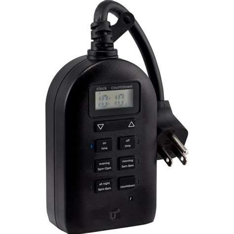 Utilitech 15 Amps 120 Volt Outdoor 2 Outlet Programmable Countdown