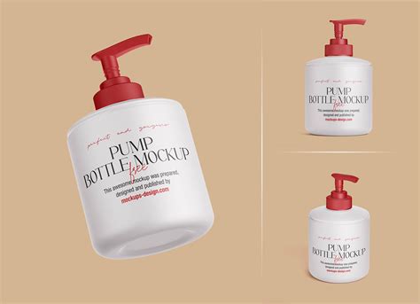 Free Pump Dispenser Sanitizer Bottle Mockup Psd Set Good Mockups