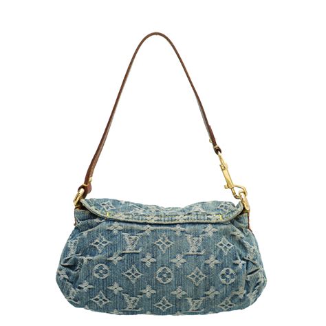 Louis Vuitton Monogram Denim Pleaty Mini Bag The Closet