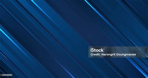 추상적인 현대 배경 진한 파란색의 줄무늬 선 진한 파란색 기업 개념 에너지 기술 위에 속도 및 모션 흐림 벡터 디자인 추상적인 배경에 대한 스톡 벡터 아트 및 기타 이미지