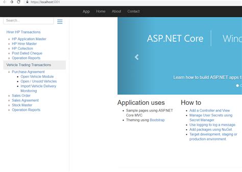 Mysql Side Menu In ASP NET Core Razor Pages With Web API Stack Overflow