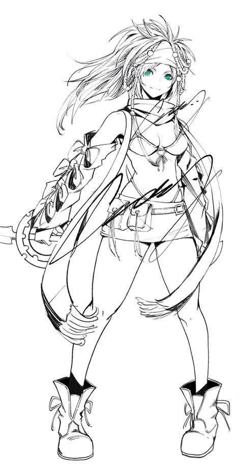 Rikku Final Fantasy And More Drawn By Crazy Oekaki Danbooru