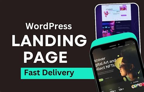 design redesign wordpress landing page elementor landing page website