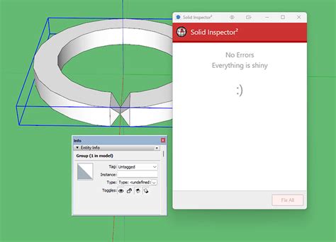 Solid Issue Model No Longer Displaying Volume Sketchup Sketchup