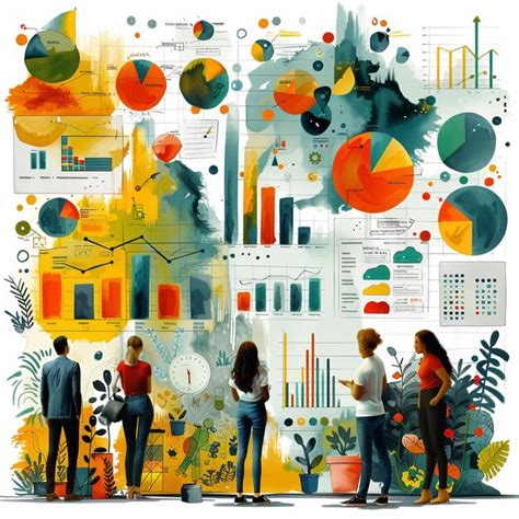 Image Showing People Working On Multiple Marketing Premium Ai