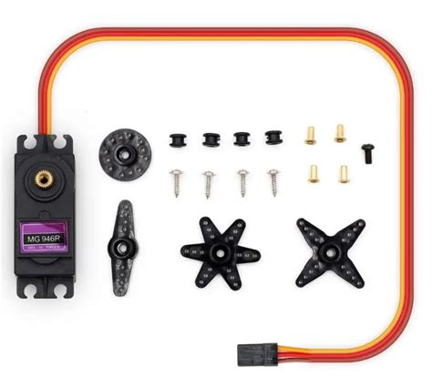 Mg946r Mg946 R 180 Degree Metal Gear Servo Motor In Pakistan Plastic Gear Digilogpk