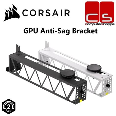 Corsair Gpu Anti Sag Bracket Black White Lazada