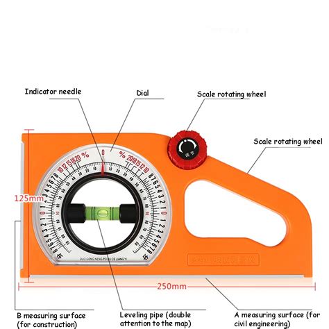 multi functional slope measuring instrument magnet grandado