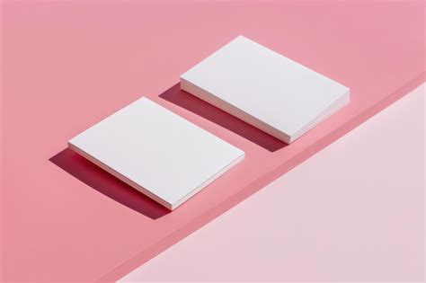 A Pair Of Small White Boxes Situated On A Bright Pink Background