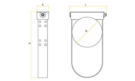 Double Rectangular Bracket Fitting Kit For Hose Tube Holder