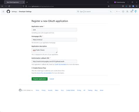 Oauth Public Frontend Configuration Zrok