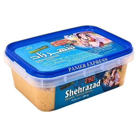 Chamía Halva Nature Shehrazad 200g Boîte Plastique Halva Naturelle