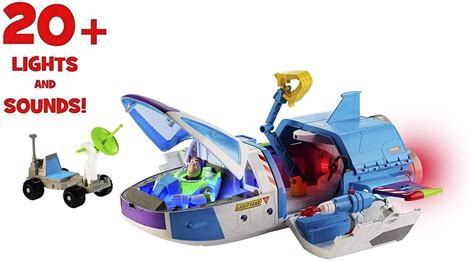 Toy Story Buzz Lightyears Star Command Toy Spaceship Action Toys