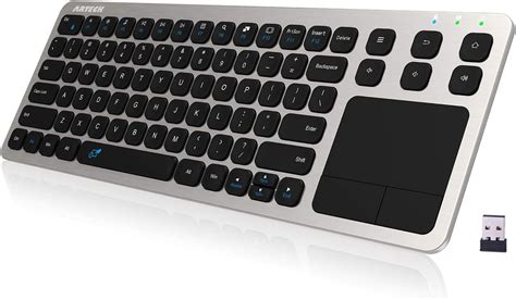 Wireless Keyboard With Touchpad And Number Pad 2021