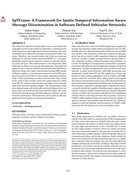 Pdf Sptframe A Framework For Spatio Temporal Information Aware