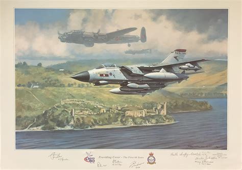 At Auction Aviation Art Print Providing Cover The First 60 Years´ By