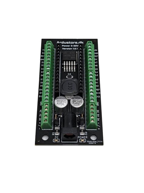 Arduino Nano Power Supply Terminal Module Ardustore Dk