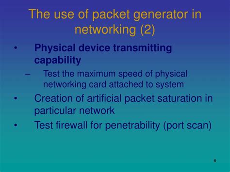 Ppt Network Packet Generator Powerpoint Presentation Free Download Id5880617