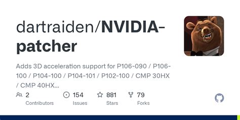 nvidia patcher docs readme patcher md at master · dartraiden nvidia