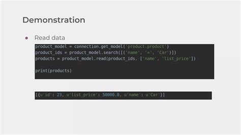 Odoo External Api Ppt
