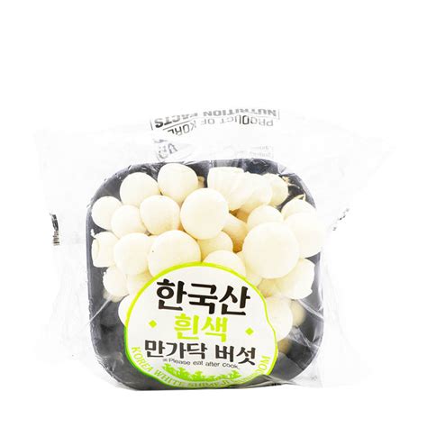 Korea White Shimeji Mushroom 150g — H Mart Manhattan Delivery